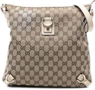 Gucci Hobo Bags - GG Canvas Abbey D Ring Crossbody - Gr. unisize - in Braun - für Damen