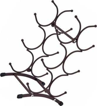 TOPBATHY Dekorativer Weinregal Aus Antirostfreiem Eisen Für Küche Und Esszimmer Platzsparendes Vielseitiges Getränkeregale Kreatives Wohnaccessoire Für Bar Res