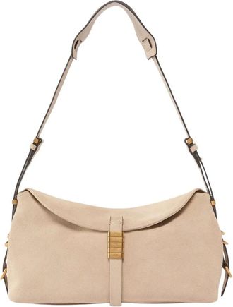 Pinko Pinko, Femme, Sacs, Beige, Taille: ONE Size Saddle Bag Baguette