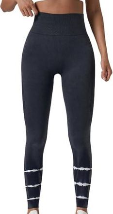 Generico Legging pour femme de sport Push Up Pantalon de yoga pour femme Taille haute anti-cellulite Booty Leggings Jogging Seamless Legging pour Pilates Fitne