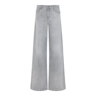 Ermanno Scervino Femme, Jeans, Gris, Taille: 40 FR Baggy Jeans