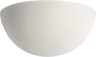 Aric Aric - domino - Applique Mur plâtre E27 77W max.,demi-lune, Lpe non incl