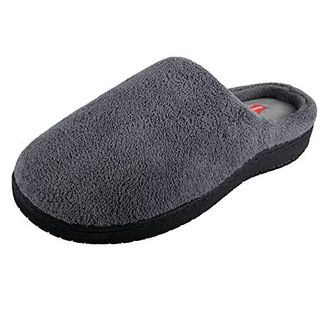 Hanes Homme 71he670016005md Chausson, Tissu éponge Gris, Medium