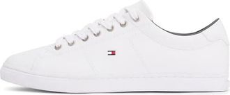 Tommy Hilfiger Essential Leather Sneaker, Sneakers Basses Homme, Blanc (White 100) - Taille 41 EU