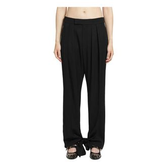 Chlo&eacute; Femme, Pantalons, Noir, Taille: 36 FR Pantalon droit