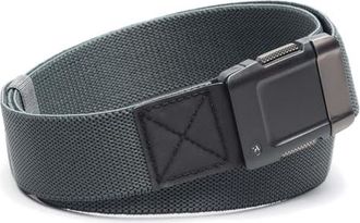 Arcade Ceintures de mouvement pour homme et femme - Micro clic réglable, ceinture extensible légère, ceinture décontractée unisexe, Gris anthracite/gris acie