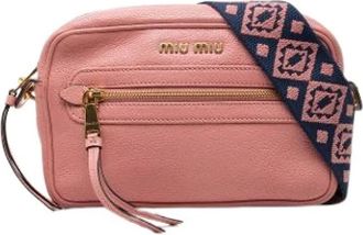 Miu Miu Sac bandouli&egrave;re Pre-owned - Femme - Pre-owned - Rose - Taille: ONE Size