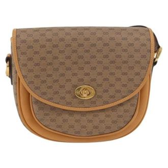 Gucci Sac bandouli&egrave;re en cuir Pre-owned - Femme - Pre-owned - Brun - Taille: ONE Size