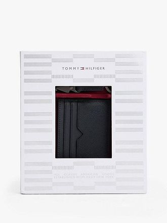 Tommy Hilfiger Coffret porte-cartes et porte-clés en cuir
