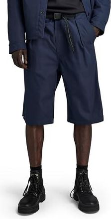G-Star G-Star Homme Short Pleated Chino Belt, Bleu (salute D24312-D517-C742), 38