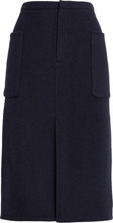Vince Brushed Recycled Wool-Blend Pencil Skirt Size S