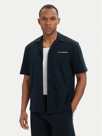 Karl Lagerfeld Hemd B2M46063 Dunkelblau Slim Fit