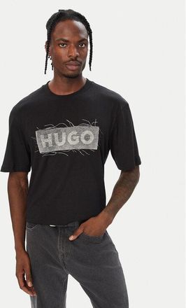 HUGO BOSS T-Shirt Naxter 50570028 Schwarz Regular Fit