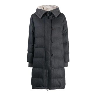 Brunello Cucinelli Damen, Mäntel, Grau, XSGröße