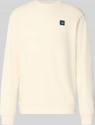 Scotch & Soda Sweatshirt mit Label-Badge und Rundhalsausschnitt