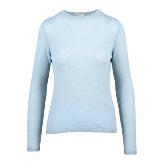 Eleventy Pullover mit Rundhalsausschnitt - - Knitwear - Damen - Blau - M