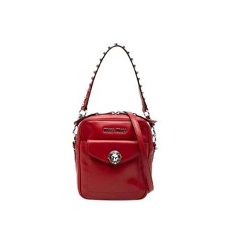 Miu Miu Sacoche Pre-owned - Femme - Pre-owned - Rouge - Taille: ONE Size