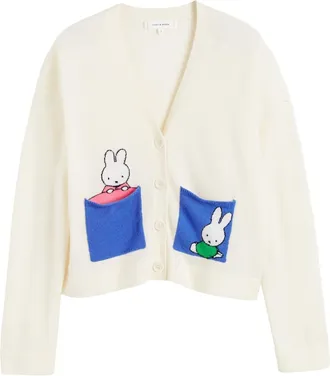 Chinti and Parker Strickjacke Miffy Pocket Play