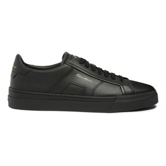 Santoni Sneakers mit doppelter Schnalle und Schn&uuml;rung - - Shoes - Herren - Schwarzk - 41 EU