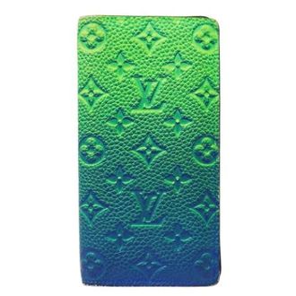 Louis Vuitton Pre-owned Long wallet (bi-fold) - - Pre-owned - Herren - Gr&uuml;n - ONE SIZE