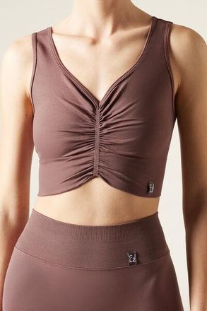 Calzedonia Oberteil Scrunch Braun