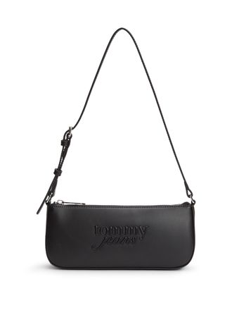 Tommy Jeans Schultertasche TOMMY JEANS TJW MUST SHOULDER BAG, Damen, Gr. B/H/T: 23,5cm x 10,5cm x 5cm, schwarz, Lederimitat, Taschen Schultertasche, Damen Handtas