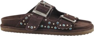 Colors Of California Femme, Chaussures, Brun, Taille: 39 EU Ciabatta Slide