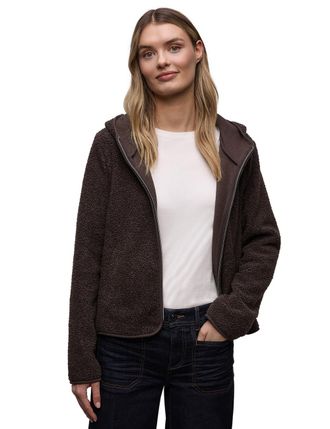 Street One Damen Teddy-Jacke mit Kapuze