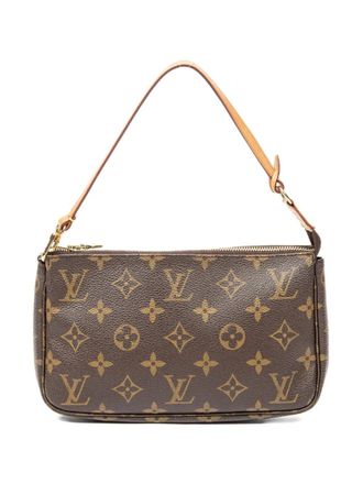 Louis Vuitton sac port&eacute; &eacute;paule Pochette Accessoires - Marron