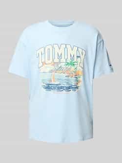 Tommy Jeans Relaxed Fit T-Shirt mit Motiv-Print