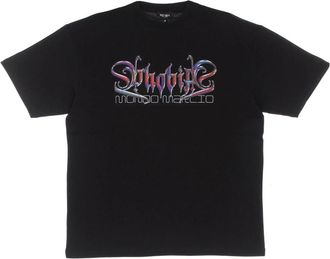 Phobia Archive Homme, Tops, Noir, Taille: XS Holographic Print Tee