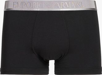 Emporio Armani Lot de trois boxers en coton m&eacute;lang&eacute;