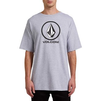 Volcom Herren Crisp Stone Short Sleeve Tee T-Shirt, Grau meliert, Klein
