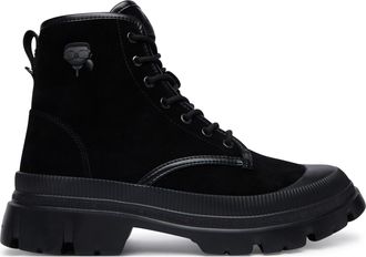 Karl Lagerfeld Schn&uuml;rschuhe KARL LAGERFELD Trekka Mens Nft KL25252 Schwarz