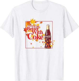 Coca Cola Ware Things Go Better with Coke Leaves Classic T-Shirt