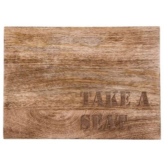 Butlers Bierkastensitz TAKE A SEAT Sitzauflage aus Holz, mobiler Hocker f&uuml;r den Balkon, Bierbank, Camping Tisch und Festival