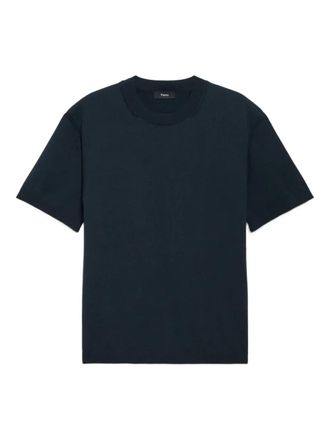 Theory t-shirt à col ras de cou - Bleu
