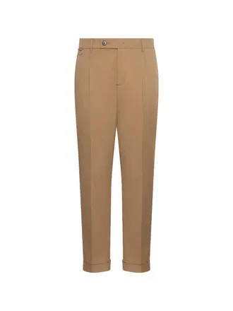 low brand Mens Trousers Cotton Blend Beige