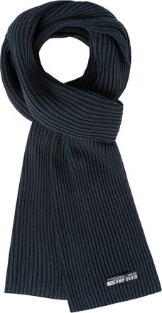 Camp David Herren Rippstrickschal Stone Washed Cool Navy, None