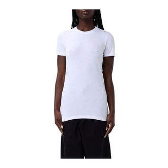 Brunello Cucinelli Silber Slim Fit Tee - - Tops - Damen - Wei&szlig; - L