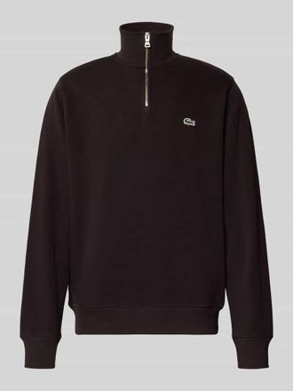 Lacoste Regular Fit Troyer aus reiner Baumwolle