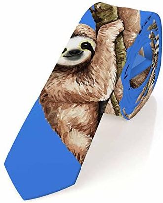 Generic Paresseux Mignon Cravate Homme Décontractée Cravates Polyvalente Cravate Pour Entreprise Événements Célébrations