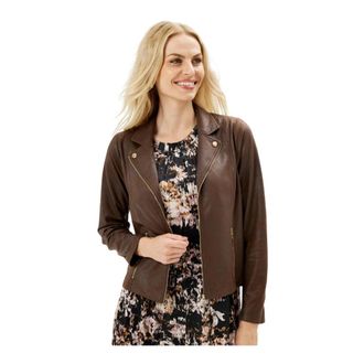 In Front Braune Jacke Blazer Stilvolles Modell - - Jackets - Damen - Braun - M