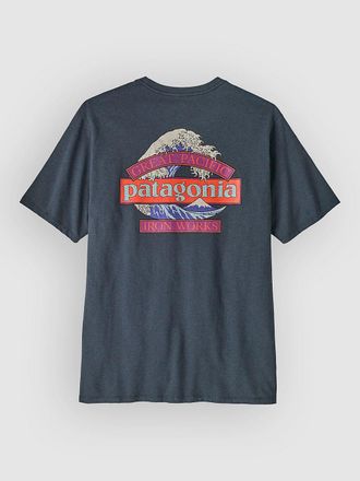 Patagonia Great Waves Responsibili- T-Shirt bleu