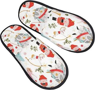 Generic Chaussons Femme Hommes Casse-Noisette DHiver De Noël Chaussons DIntérieur Doux Chaude Pantoufles Automne Hiver Chausson Hommes, Pour Femmes, Mariage, 