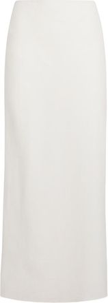 Saloni Linen Carine-b Midi Skirt Size S