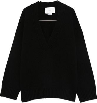 VANISÉ Rundhalspullover - Schwarz