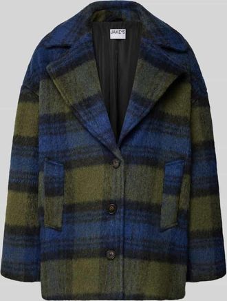 Jake*s Casual Relaxed Fit Kurzmantel mit Allover-Muster