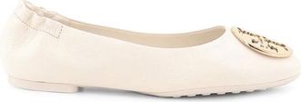 Tory Burch Femme, Chaussures, Beige, Taille: 39 EU Ballerines en cuir blanc