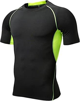 Generic T-shirt de sudation pour homme - R&eacute;sistant &agrave; la transpiration - T-shirt de sauna pour homme - T-shirt amincissant pour perte de poids - T-shirt dentra